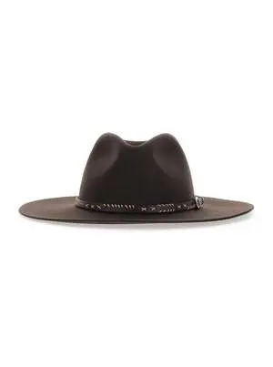 GOLDEN GOOSE Fedora Hat In 100% Wool For