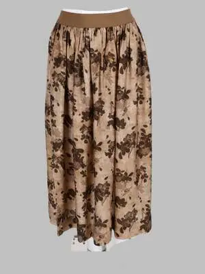 UMA WANG Sleek Draped Mini Skirt - Beige