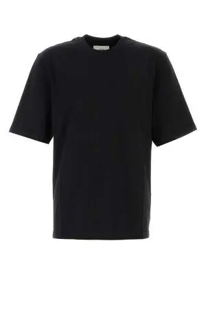 AMI Paris Tonal Embossed Heart Logo T-shirt - Black