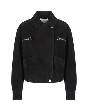 MARANT ETOILE Cropped Moto Jacket