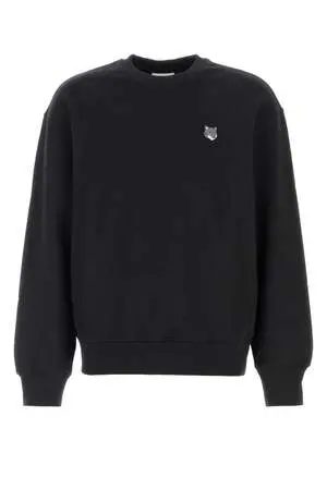 Maison Kitsuné Fox Head Comfort Sweatshirt - Black