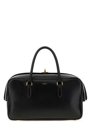 Balenciaga Leather Medium Le 7 Handbag - Black