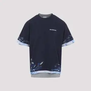 Balenciaga Layered Cotton T-shirt For