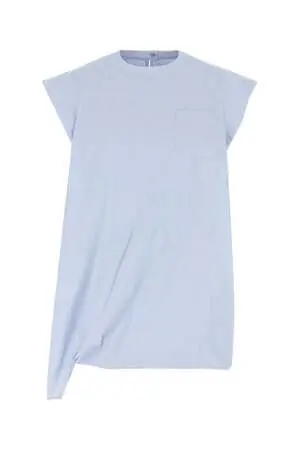SACAI Sacai Embroidered Striped Poplin Top