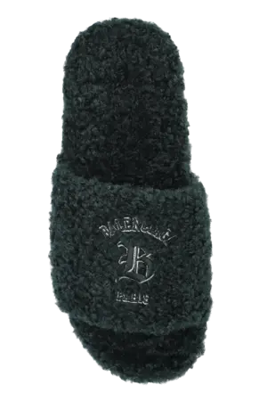 Balenciaga Furry Slides By