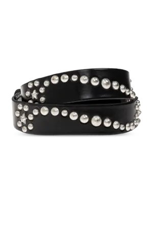 Our Legacy Leather Belt ‘star