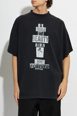 Balenciaga Printed Oversized T-shirt
