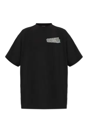 Balenciaga Oversized T-shirt - Black