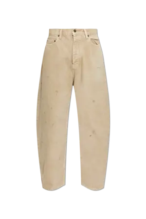 Balenciaga Vintage-effect Jeans - Beige