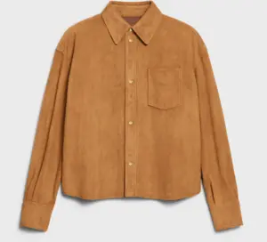 Celine Shirt In Suede - Khaki