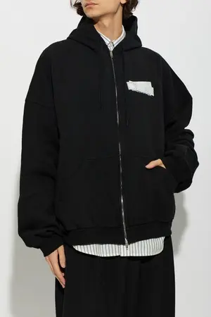 Balenciaga Hooded Zip-up Sweatshirt