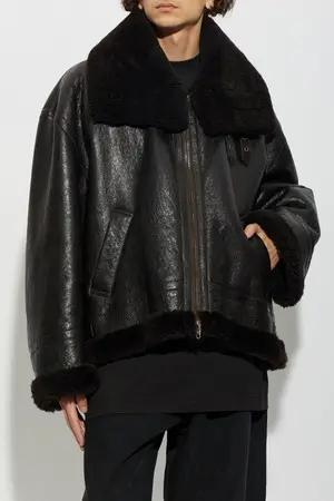 Balenciaga Aviator Shearling Jacket