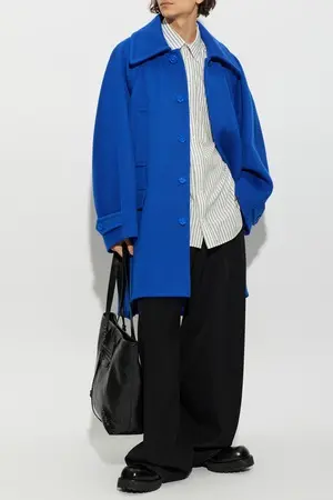 Balenciaga Wool Coat With Pockets