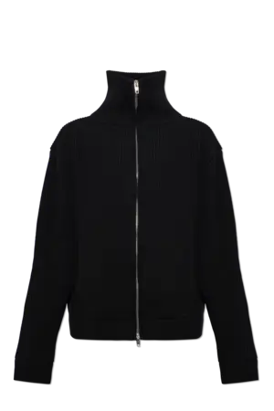 Balenciaga Zip-up Boxy Cardigan - Black