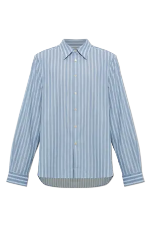 Paul Smith Striped Cotton Shirt By - Blue
