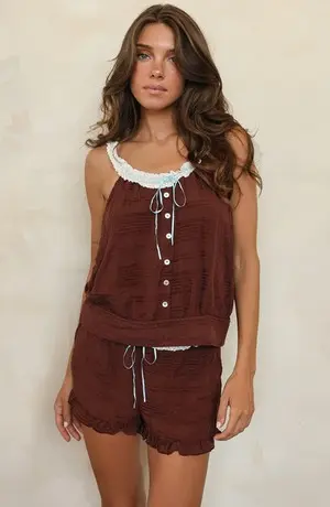 DIPPIN DAISY'S Blonde Roast Tank Top - Mocha