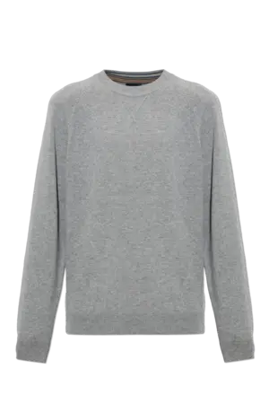 Paul Smith Merino Wool Crewneck Sweater By - Grey