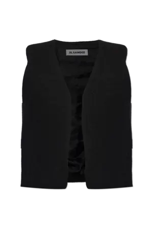JIL SANDER Vest - Black