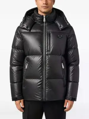 Philipp Plein Shiny Nylon Puffer Jacket
