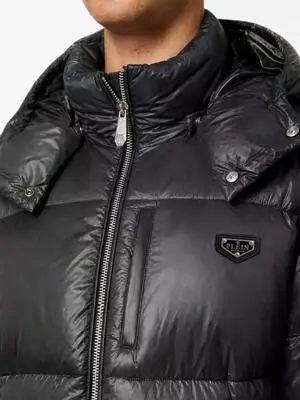 Philipp Plein Shiny Nylon Puffer Jacket