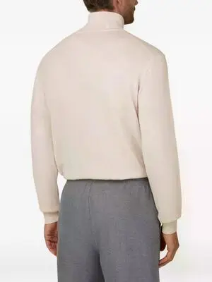 Boggi Milano Turtleneck Jumper In Extrafine Merino Wool