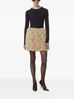 Apparis Pia Sherpa Mini Skirt