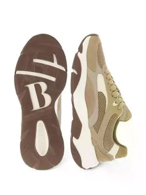 Boggi Milano Storm Trainers In Leather And Technical Fabric