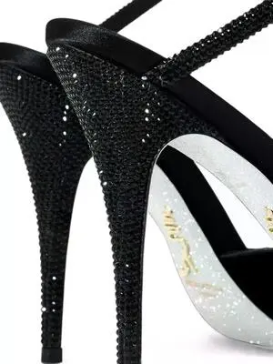 Rene Caovilla Cleo Floral-embellished Pumps