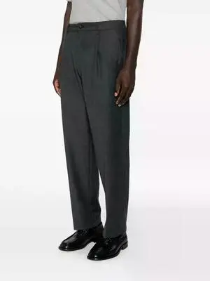 WHITE SAND Sammy Pleated Trousers