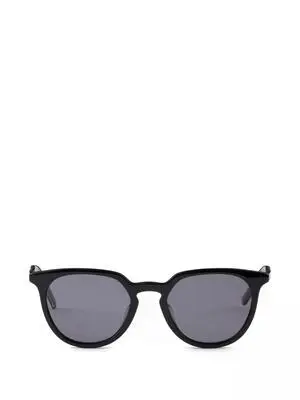 Prada Sunglasses With The Iconic Metal Plaque - Black