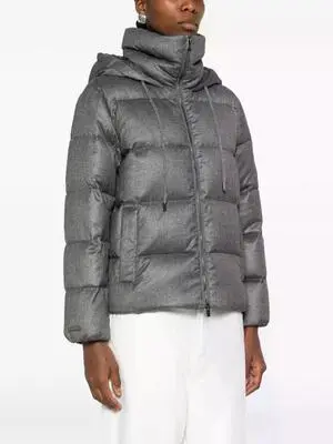 Peserico Quilted Hooded Jacket