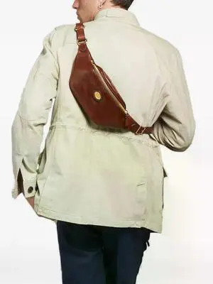 THE BRIDGE Story Logo-plaque Leather Belt Bag