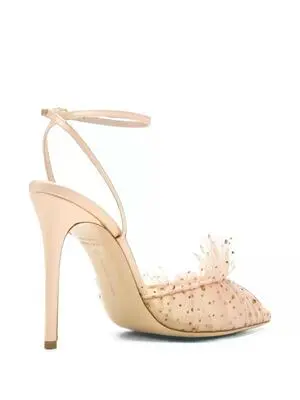 ANDREA WAZEN Franca Sparkle Crystal-embellished Pumps