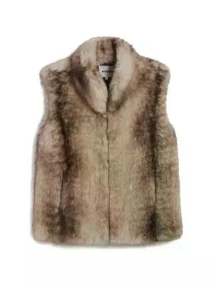 Apparis Laila Faux-fur Vest - Neutrals