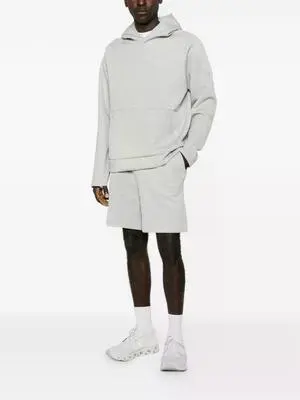 Calvin Klein Logo-embroidered Elasticated Shorts - Grey