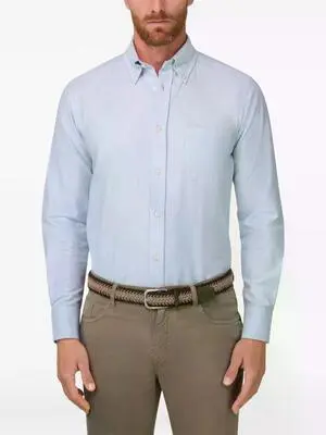 Boggi Milano Shirt In Oxford Cotton Regular Fit
