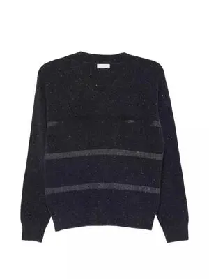 Peserico Sequin-embellished Striped Sweater