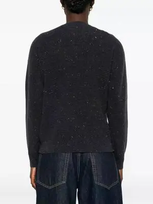 Peserico Sequin-embellished Striped Sweater