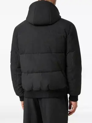 Philipp Plein Eco-leather Nylon Bomber Jacket