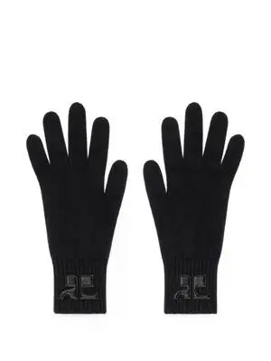 COURREGES Ac Logo-patch Gloves