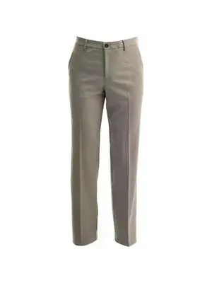 CRUNA Midtown Pressed-crease Trousers - Neutrals