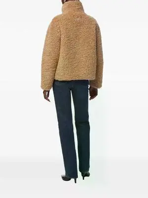 Apparis Brooks Bouclette Coat - Neutrals