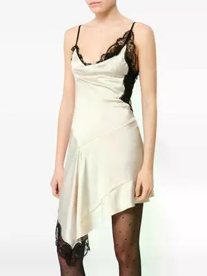 Isabel Marant Étoile Anaziae Lace-trimmed Asymmetric Dress