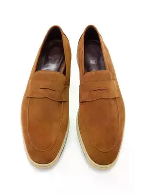 BOUGEOTTE Suede Slip-on Loafers