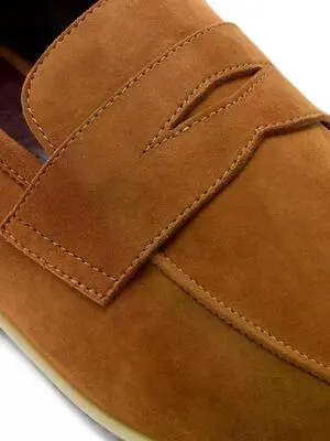 BOUGEOTTE Suede Slip-on Loafers