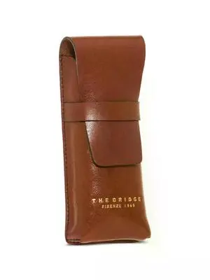 THE BRIDGE Life_style Leather Cigar Case - Brown