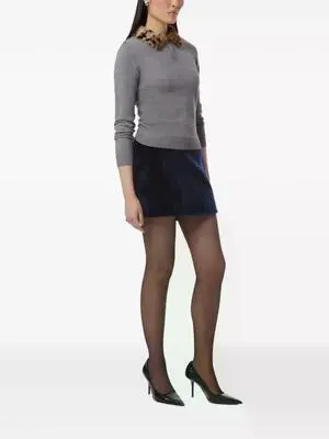 Apparis Pia Faux-fur Mini Skirt