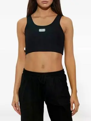EA7 Ribbed Logo-patch Top