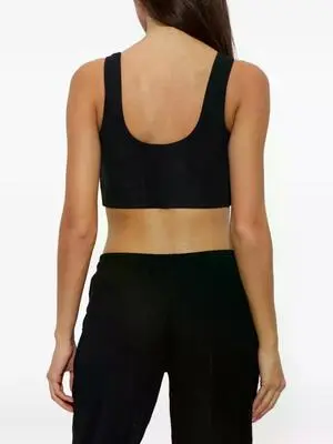 EA7 Ribbed Logo-patch Top