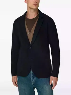 Boggi Milano Knitted Jacket In Extrafine Merino Wool